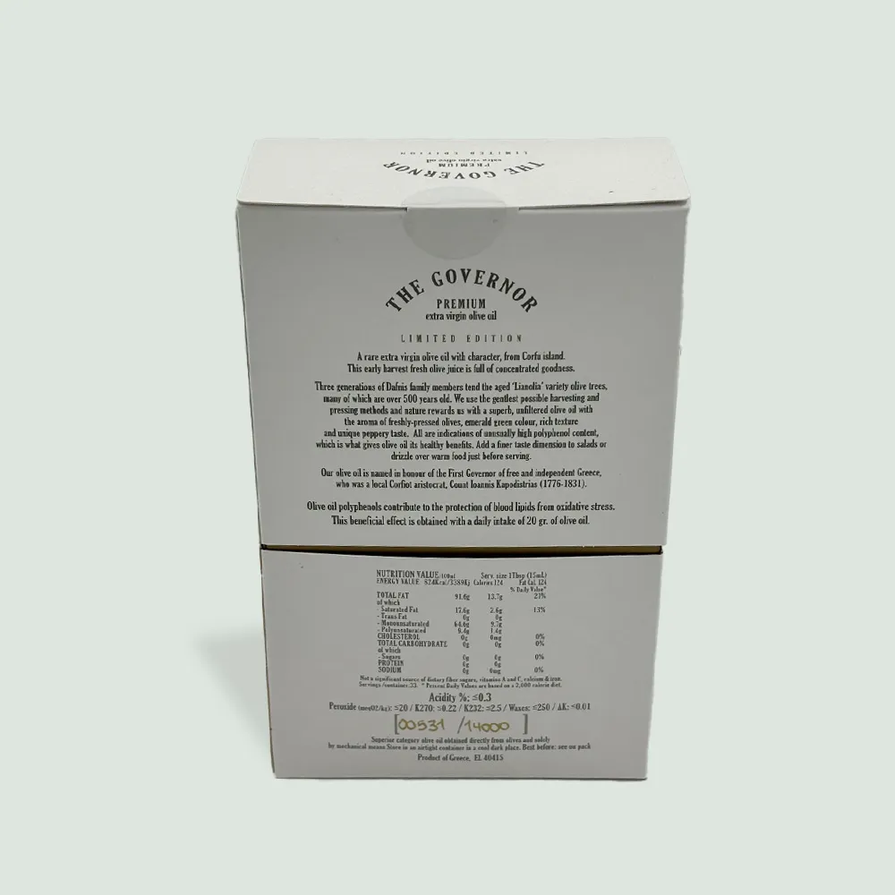 Olive Oil and Extra Virgin Pack of 4 | The Governor