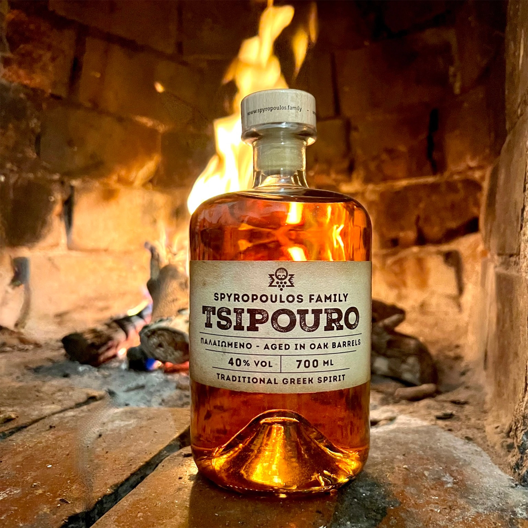 Tsipouro Aged Grape Marc Distillate | Spyropoulos