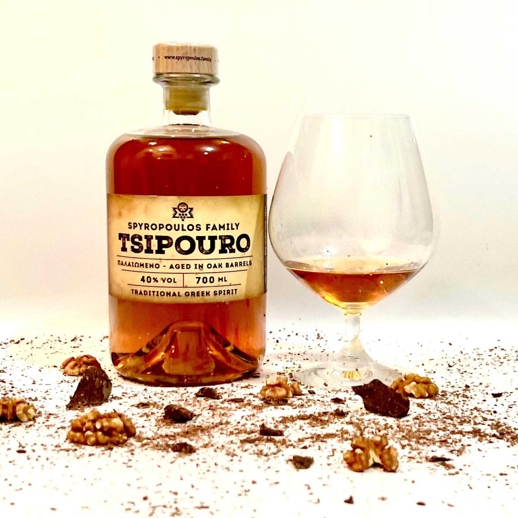 Tsipouro Aged Grape Marc Distillate | Spyropoulos