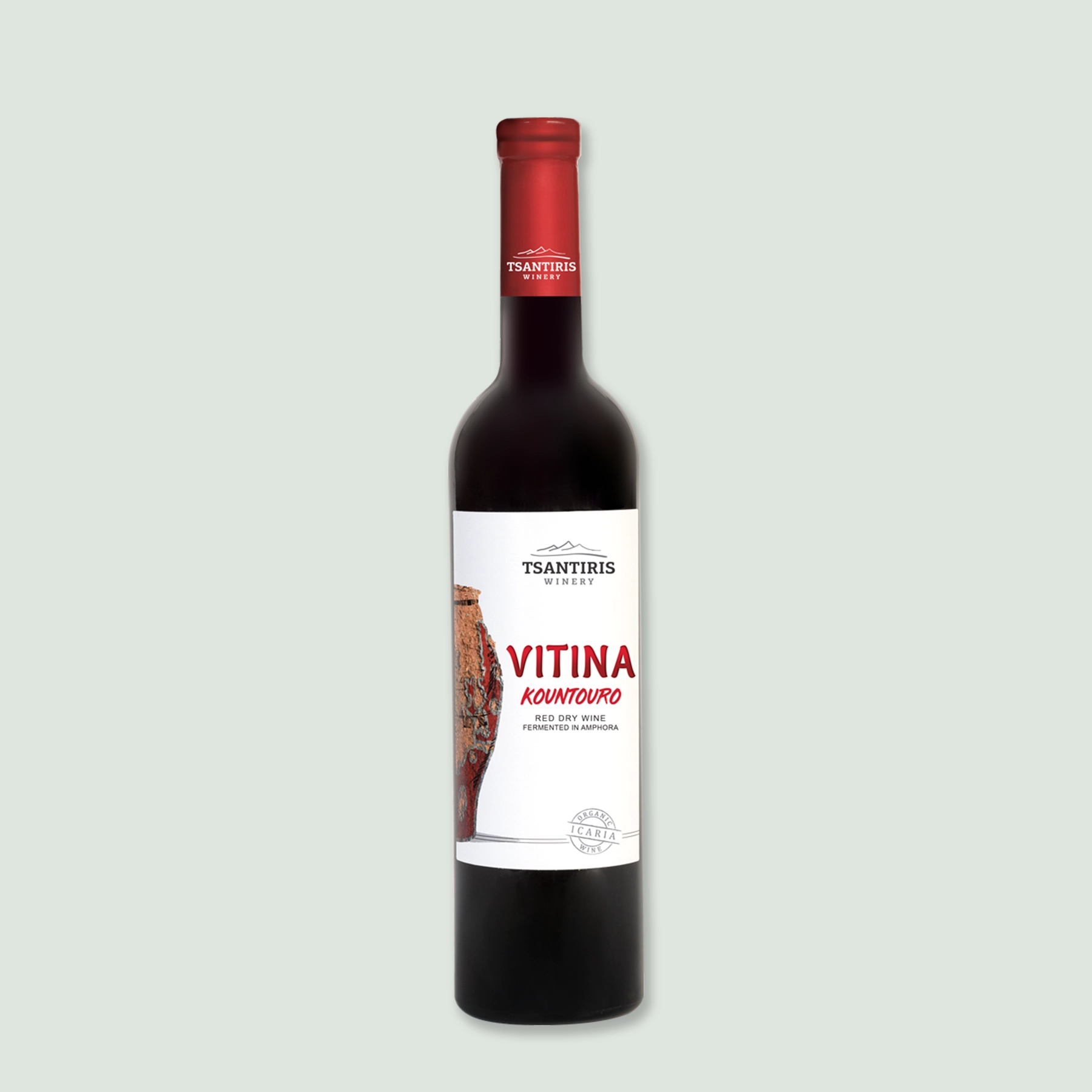 Dry Red Wine Vitina Kountouro | Ikarian Wine
